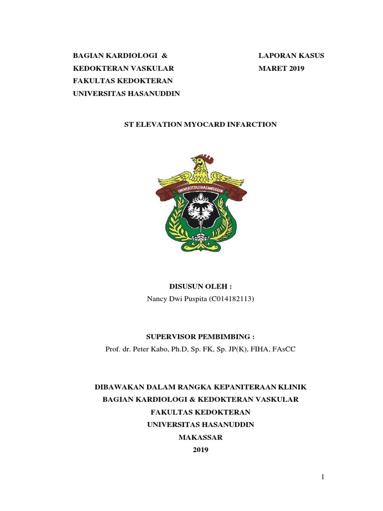 ST Elevasi Miokard Infark | PDF