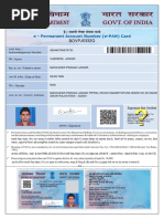 Pan Card PDF | PDF