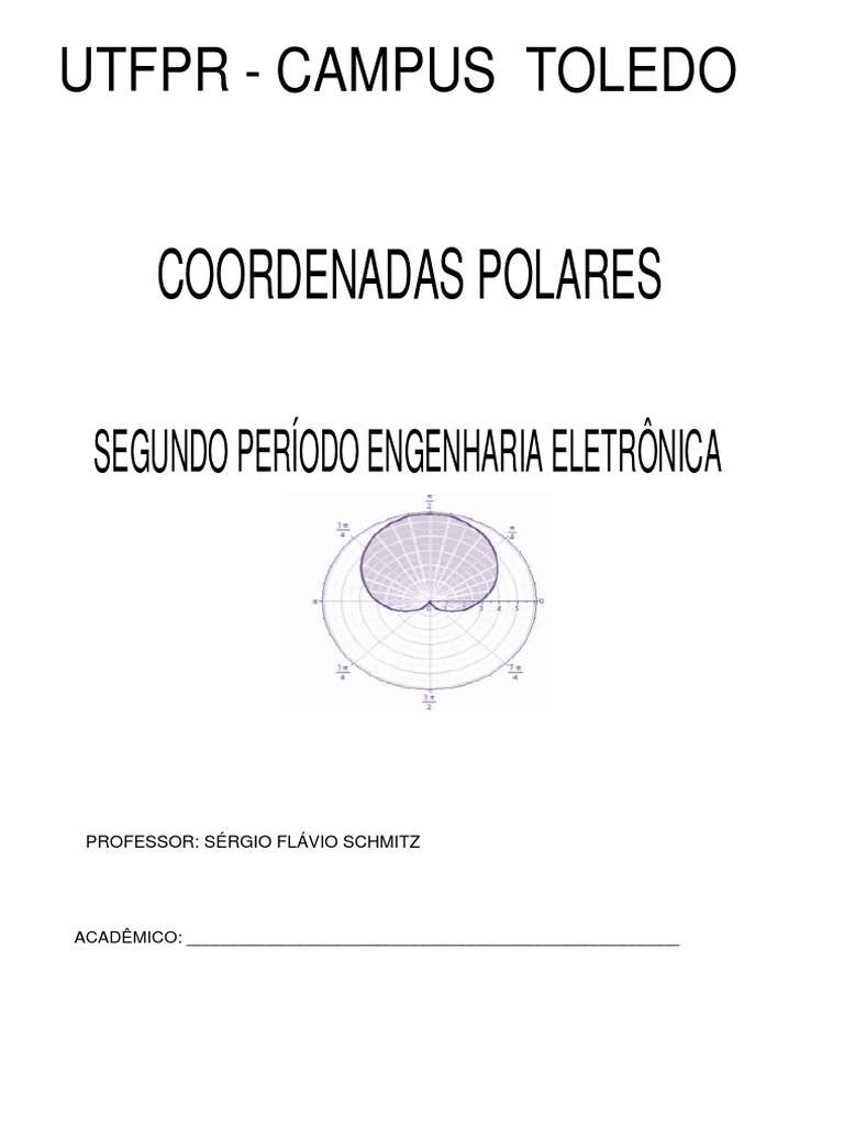 Apostila Coordenadas Polares-Alunos PDF | PDF | Análise | Geometria ...
