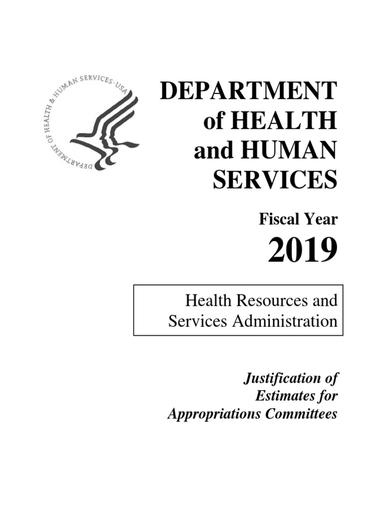 HHS Budget-Justification-Fy2019 PDF | PDF | Maternal Health | Health Equity