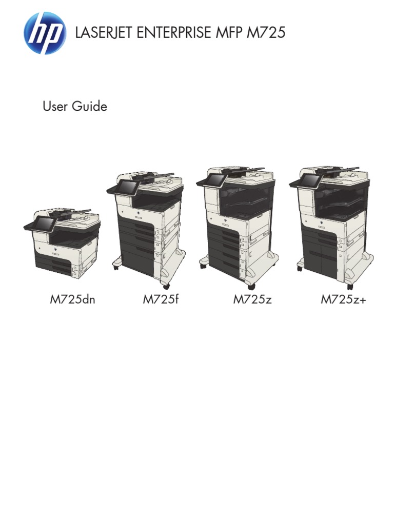 UserGuide M725 EN PDF | PDF | Fax | Computer Engineering