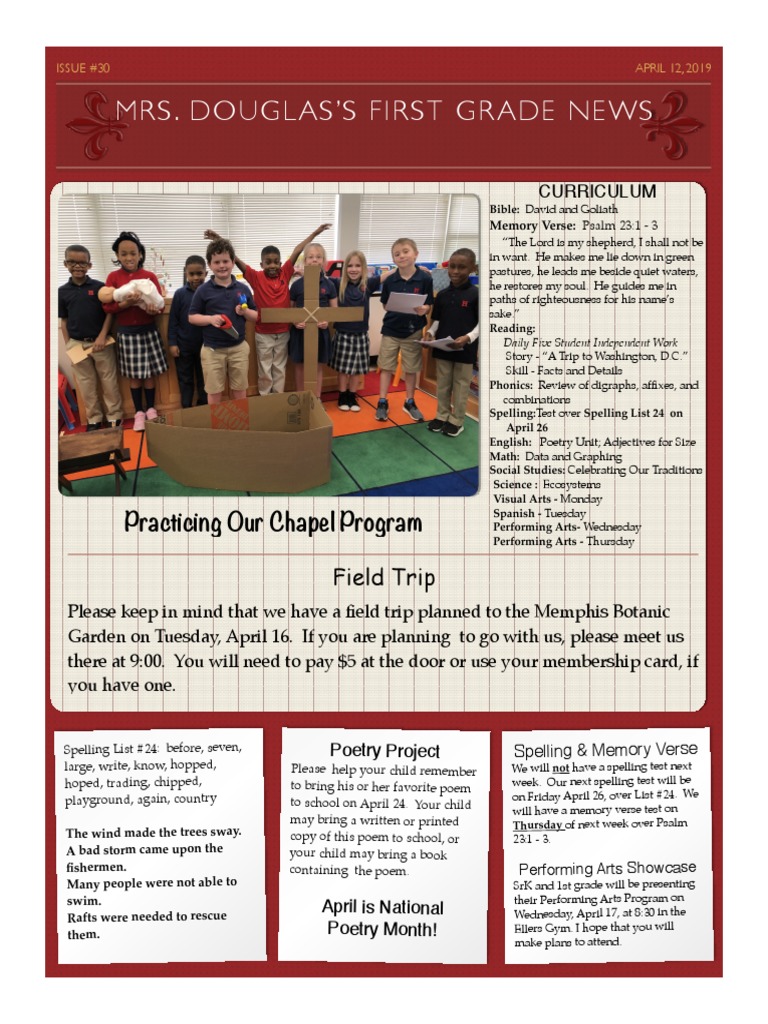 4 12 Douglas Ls Newsletter | PDF
