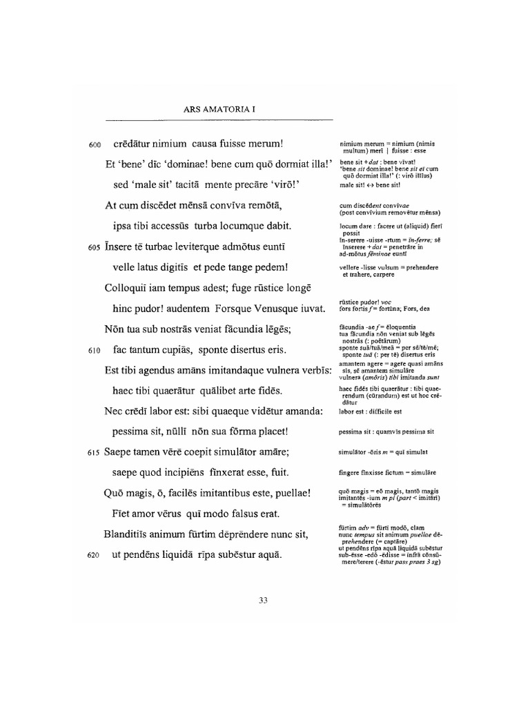 Ovidii Ars Amatoria 0035 | PDF