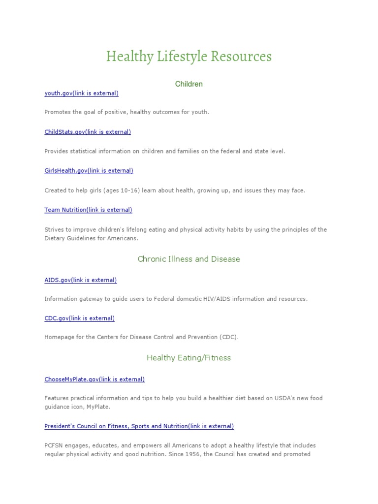 More Healthy Lifestyle Documents | PDF | Healthy Diet | Nutrition