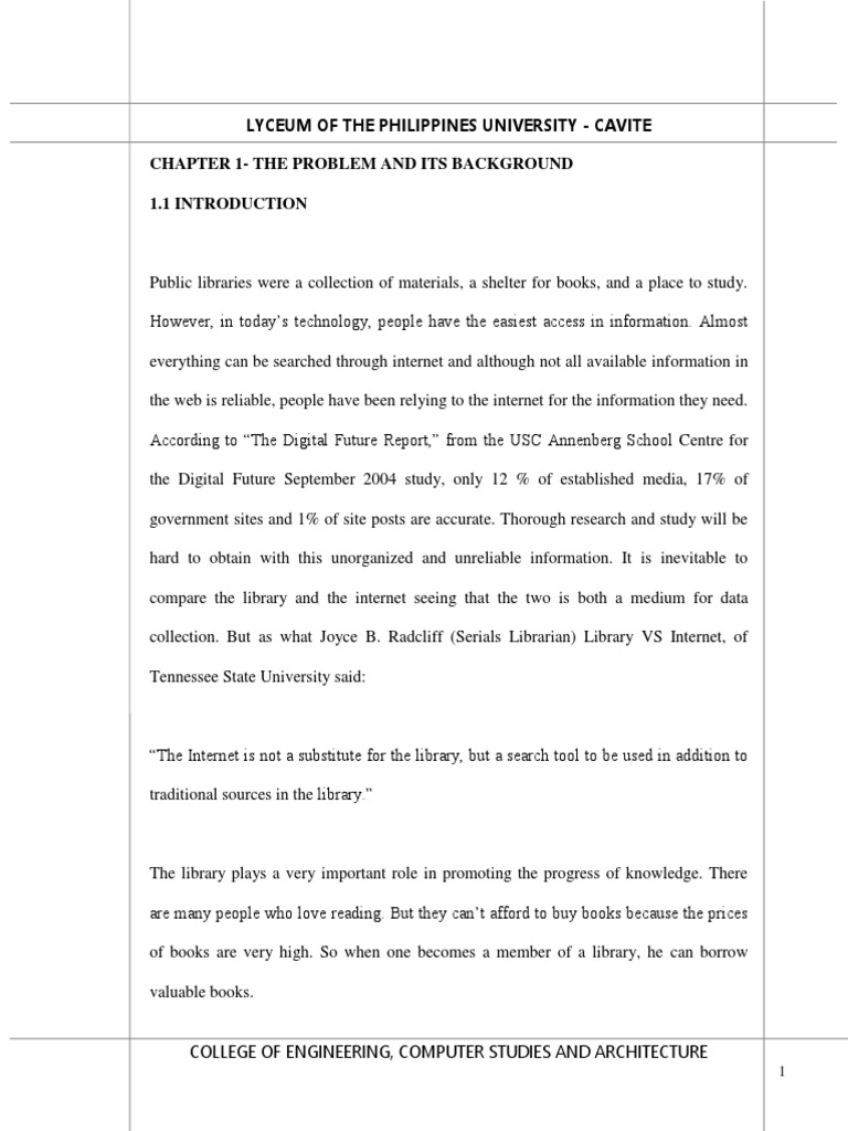 Cavite Provincial Library | PDF | Libraries | Digital Library