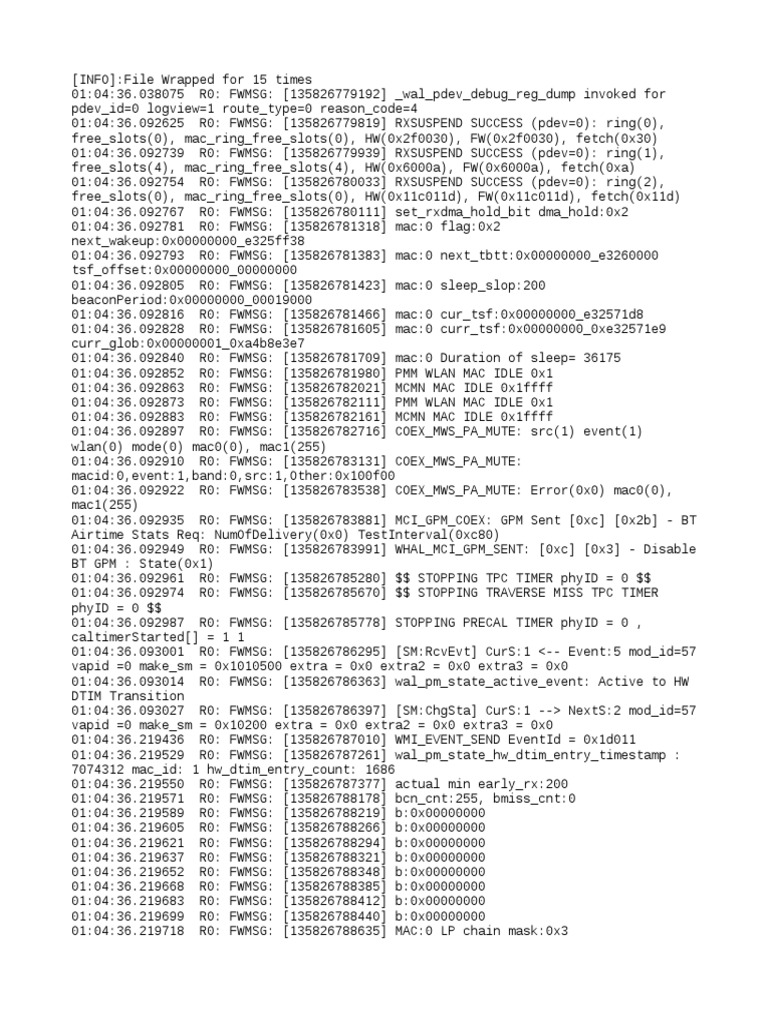 Cnss FW Logs 000 | PDF | Computer Data | Areas Of Computer Science