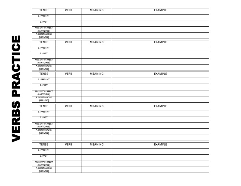 Verb 2 Practice Guide | PDF