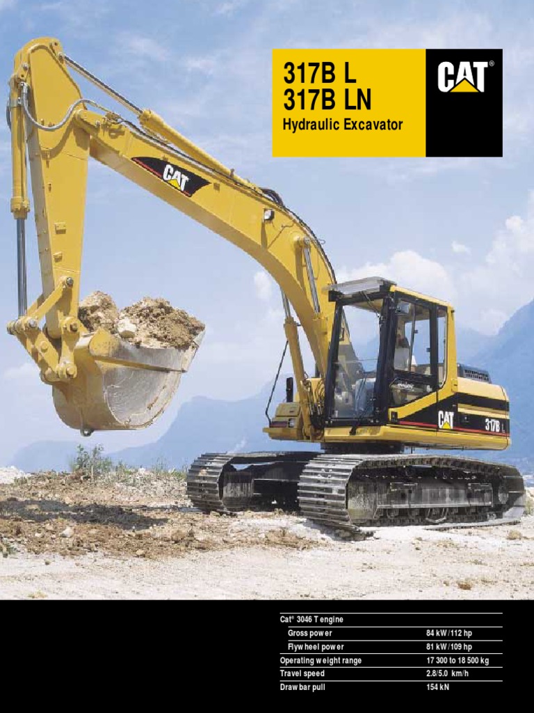 317B L 317B LN: Hydraulic Excavator | PDF | Engines | Turbocharger