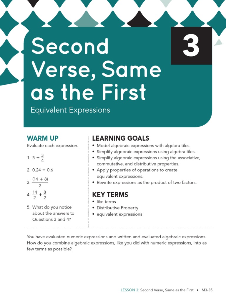 Algebraic Expressions and Simplification | PDF | Factorization ...