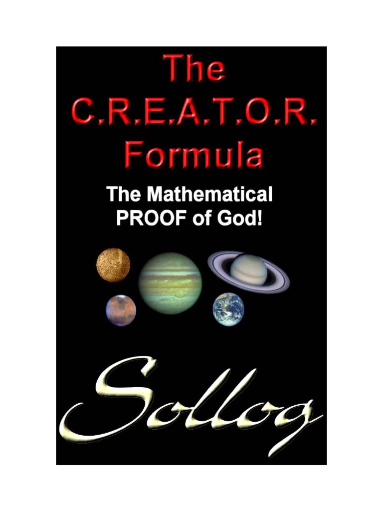 The Creator Formula - The Proof of God! (Sample) | PDF | Planets | Pluto