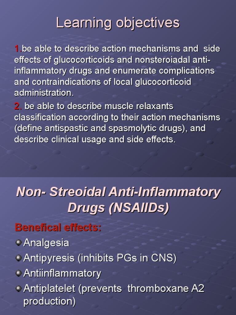 Musculoskeletal Drugs | PDF | Drugs Acting On The Nervous System ...