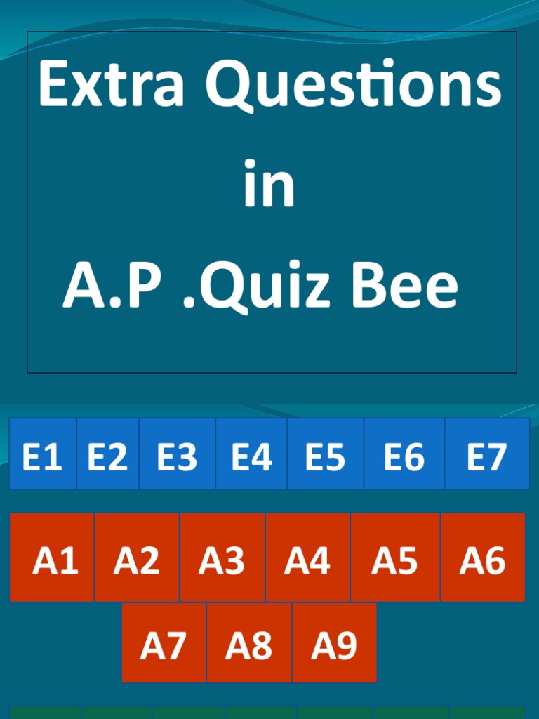 Kasaysayan NG Daigdig Quizbee | PDF