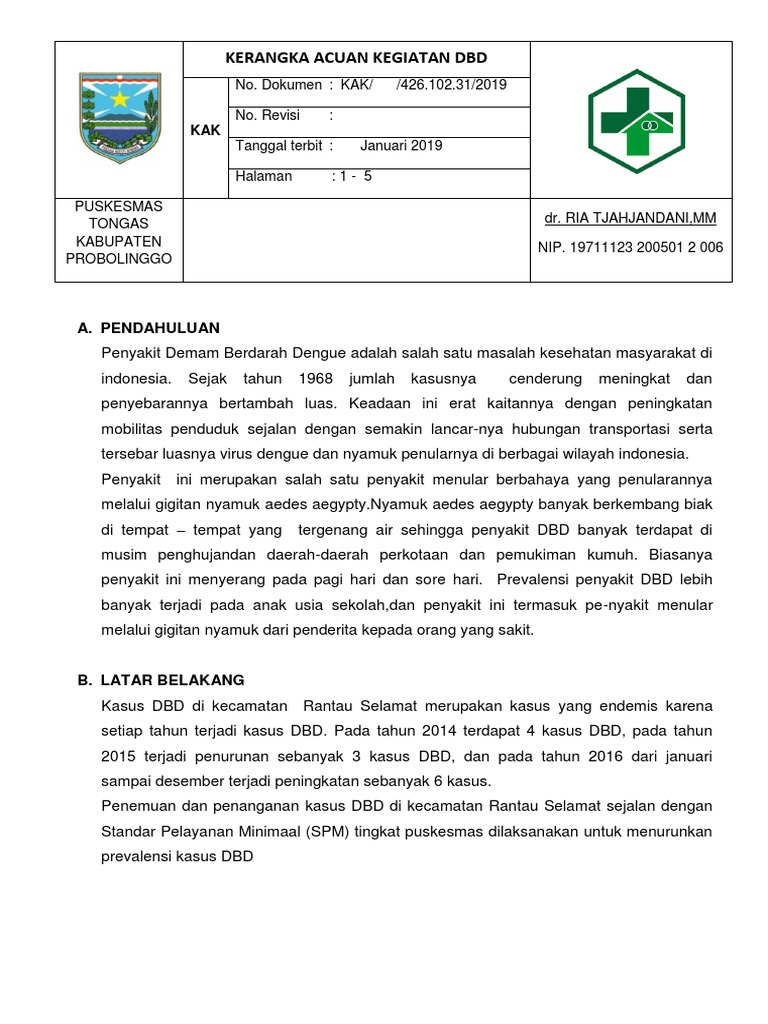 Kak DBD 2019 | PDF