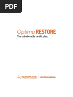 Optima Restore Brochure 1 | PDF | Insurance | Hospital