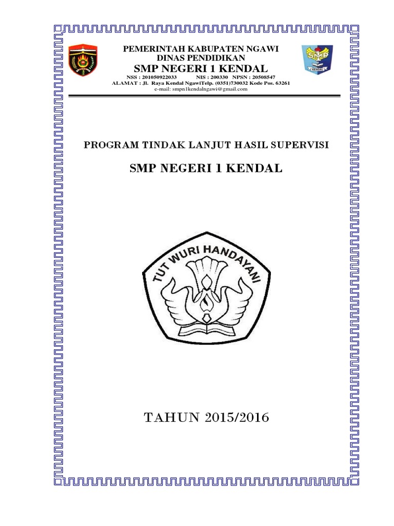 Program Tindak Lanjut Supervisi KS | PDF