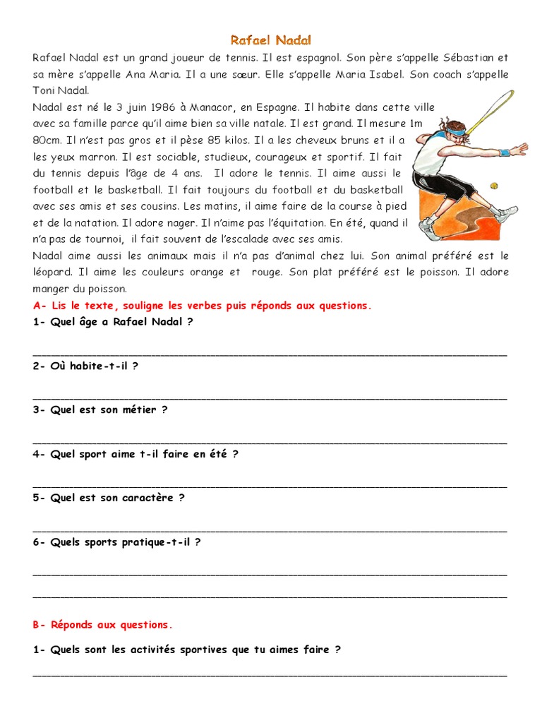 comprehension-ecrite-activites-sportives-comprehension-ecrite-texte ...