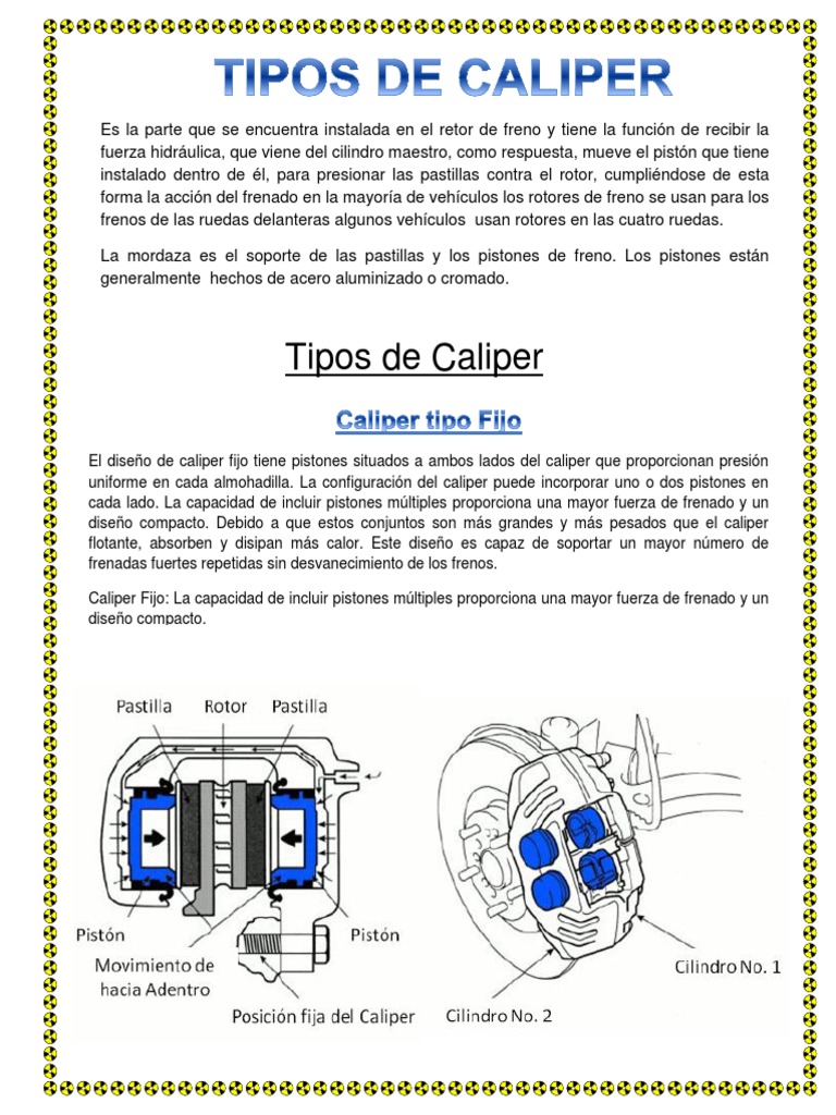 Tipos de Caliper | PDF | Líquidos | Pistón