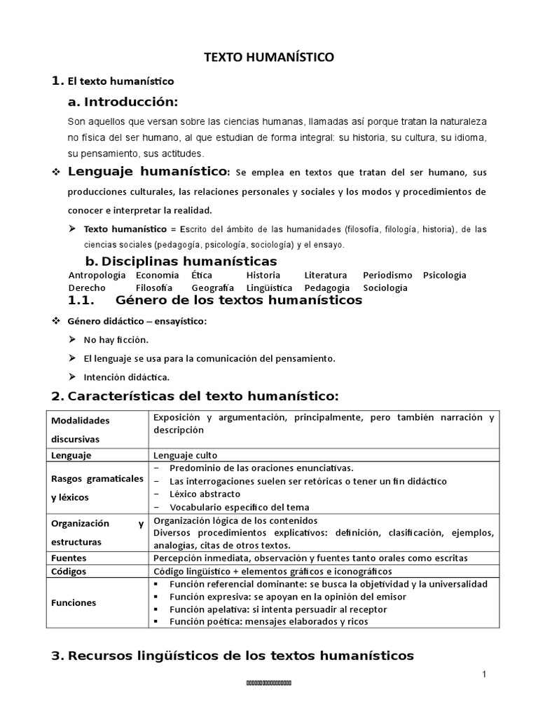 Texto Humanistico Informe | PDF | Ensayos | Humanidades