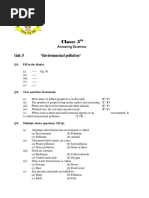 Class 5 Science MCQs on Microorganisms | PDF | Seed | Bacteria