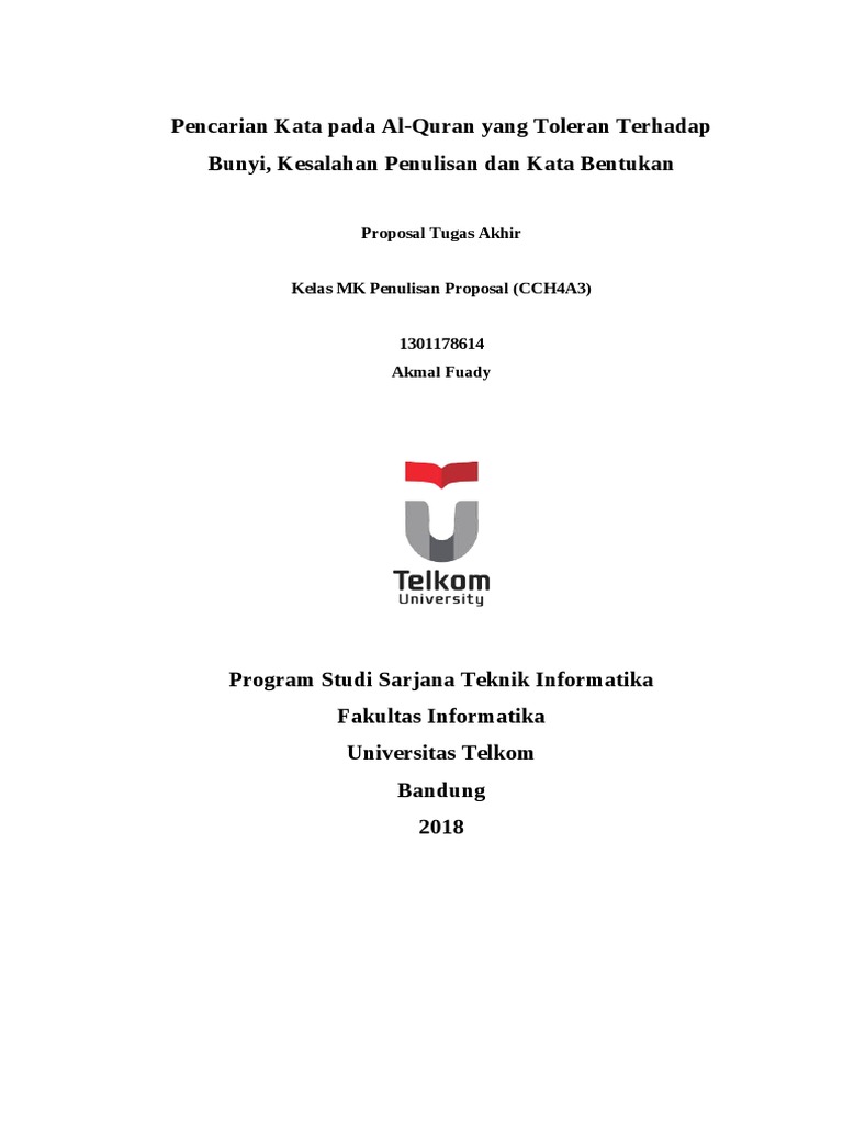 Proposal Akmal | PDF