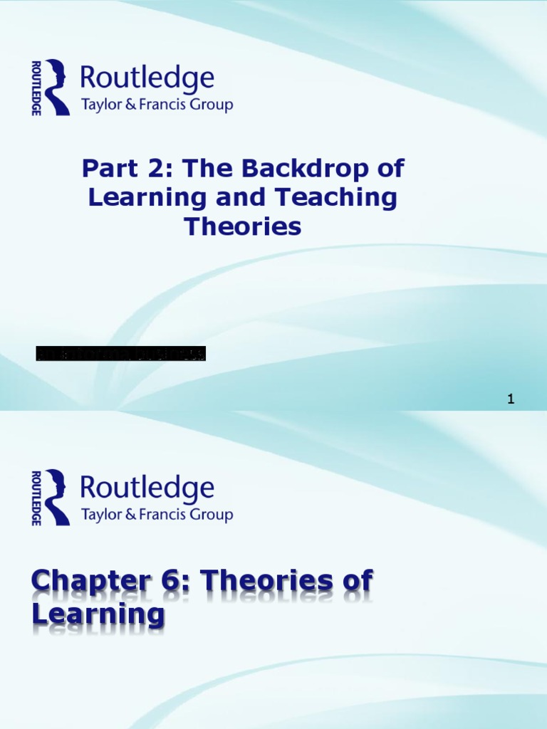 Table of Elements | PDF | Behaviorism | Learning