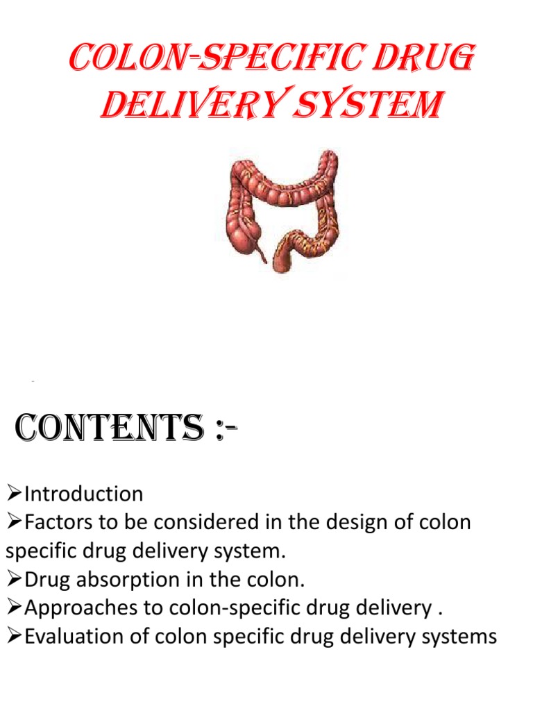 Unit 6 Targeted Drug Delivery | PDF | Gastrointestinal Tract | Large ...