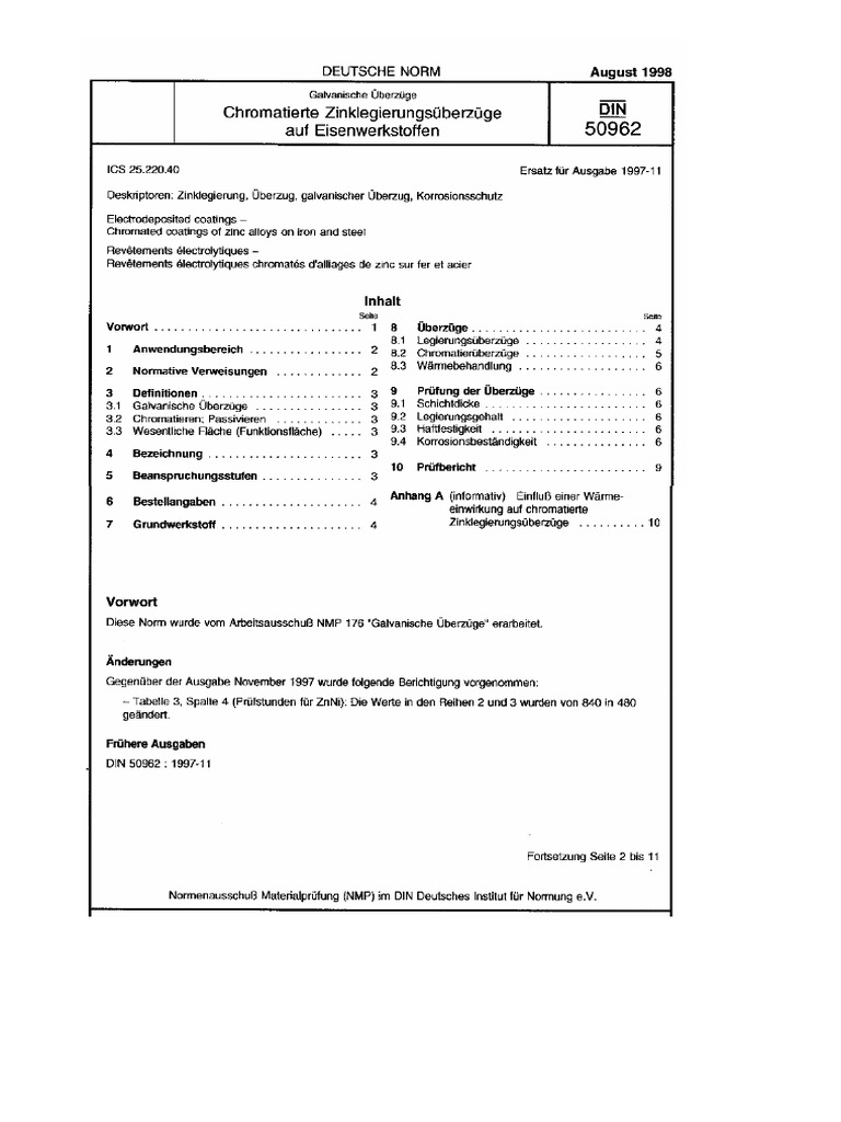Din 50962 PDF | PDF