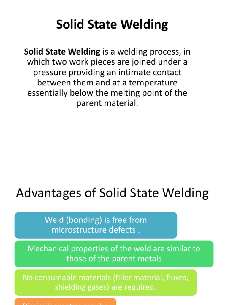 Solid State Welding Guide | PDF | Alloy | Welding