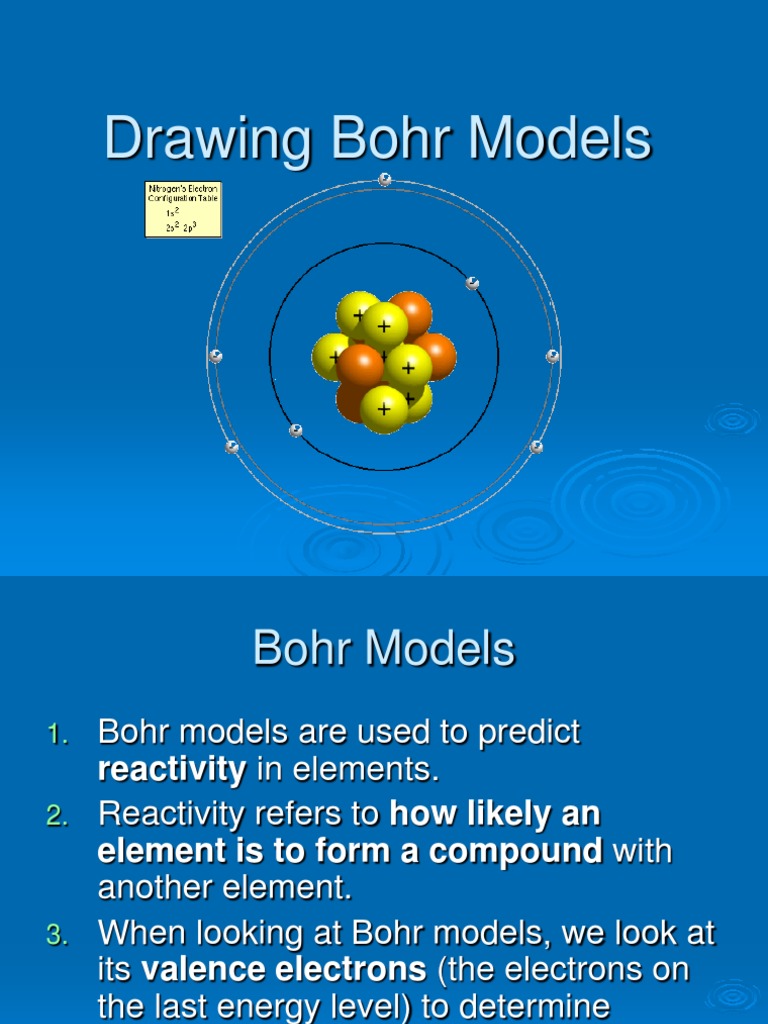 Drawing Bohr Models | PDF | Energy Level | Atomic Nucleus