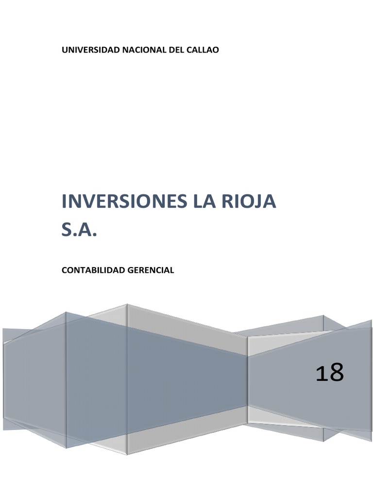 Inversiones La Rioja S.A. Caballero | PDF | normas internacionales de ...