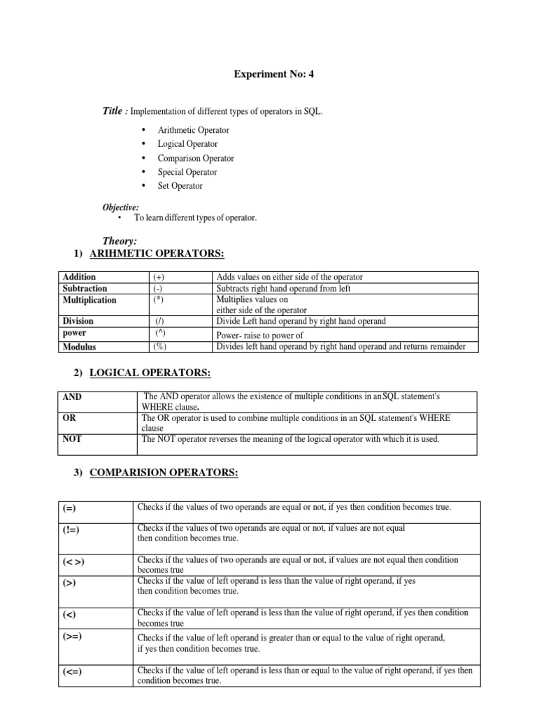 Experiment No4 | PDF | Arithmetic | Software Engineering