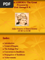 Ashoka Life and Achievements | PDF