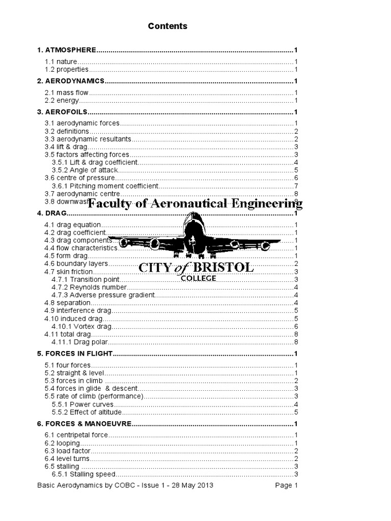 Basic Aerodynamics Module 8 | PDF | Drag (Physics) | Lift (Force)