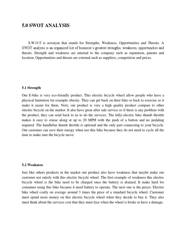 SWOT Analysis | PDF | Swot Analysis | Business