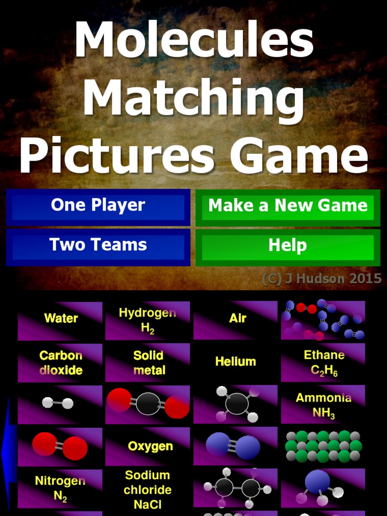 Interactive Molecules Matching Game | PDF | Teaching Methods & Materials