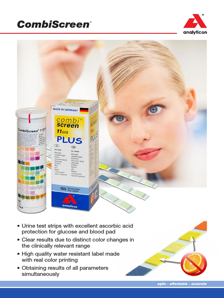 Biscreen Plus - Catalogue - TA | PDF | Urine | Vitamin C