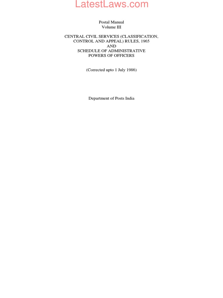 Postal Manual Volume III | PDF | Arrest | Brief (Law)