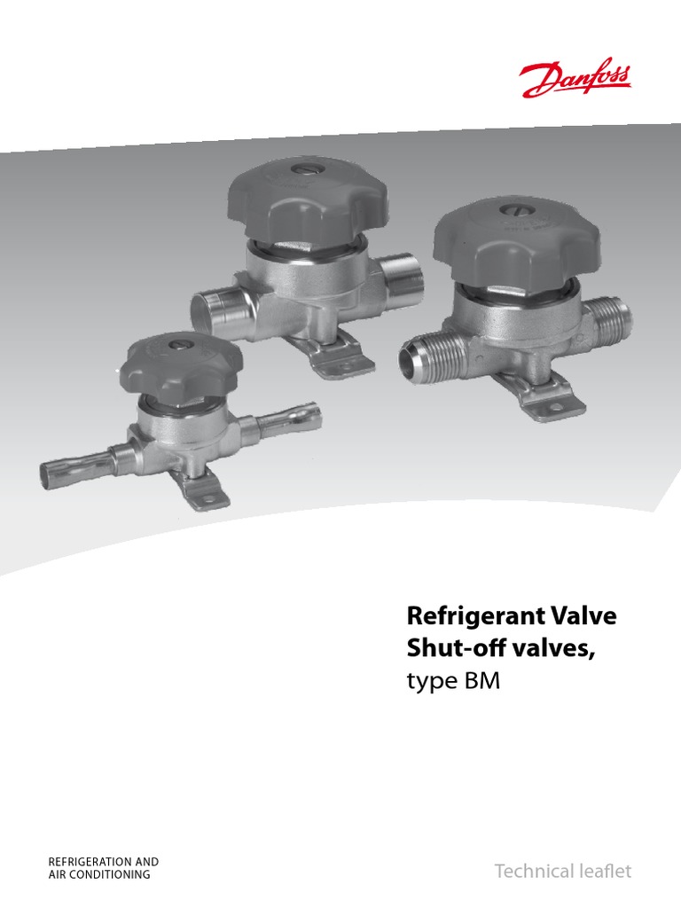 Danfoss ShutOffvalve Catalog | PDF | Valve | Mechanical Engineering