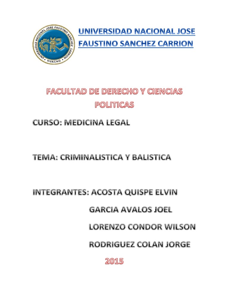 Acta Itp - Modelo | PDF | Balística | Justificación