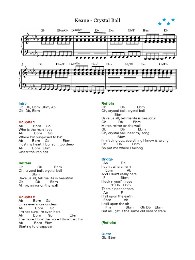 Keane Crystal Ball | PDF