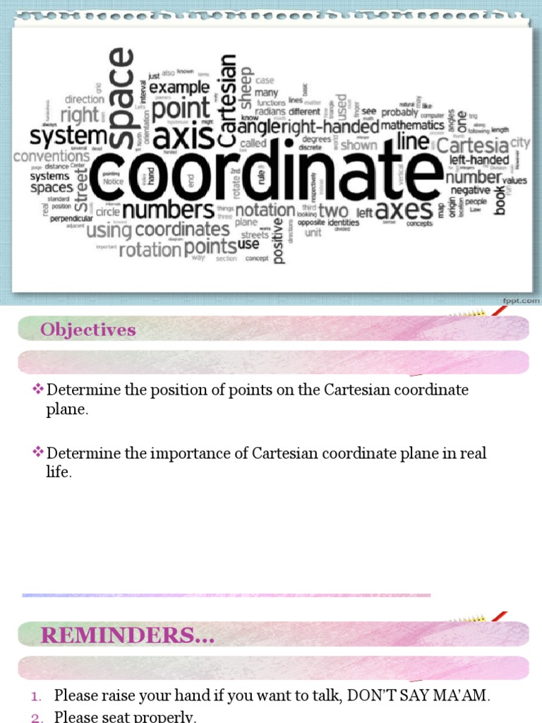 Rectangular Coordinate System | PDF | Cartesian Coordinate System ...