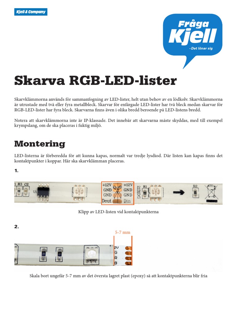Skarva RGB LED List