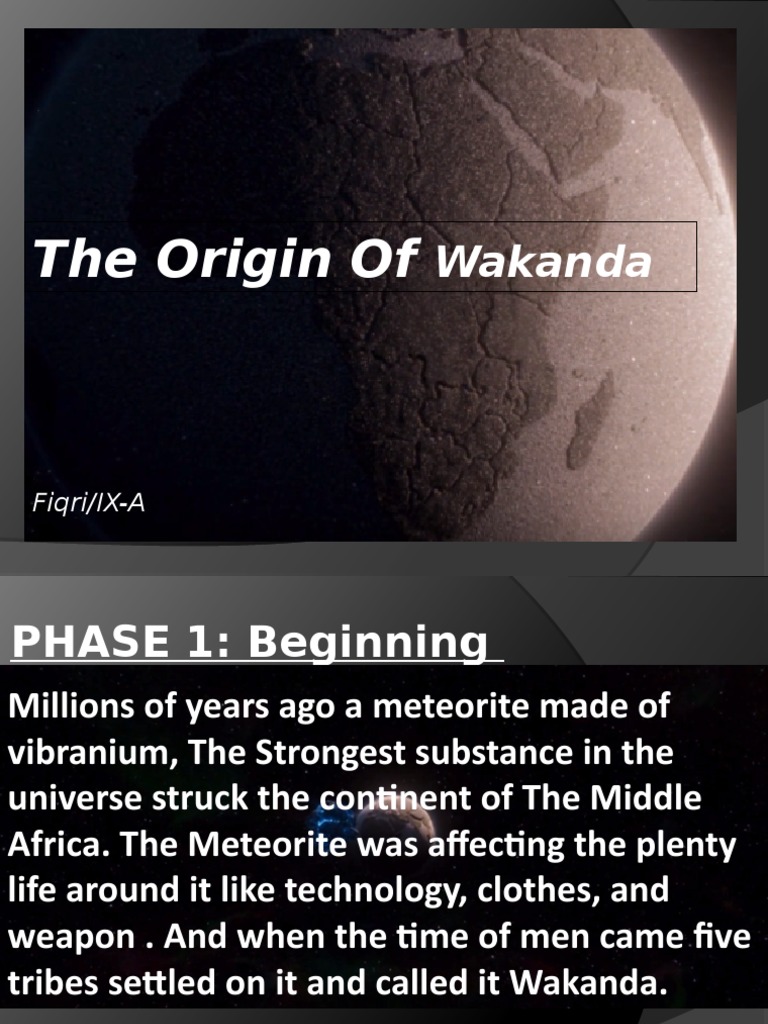 The Origin Of: Wakanda | PDF