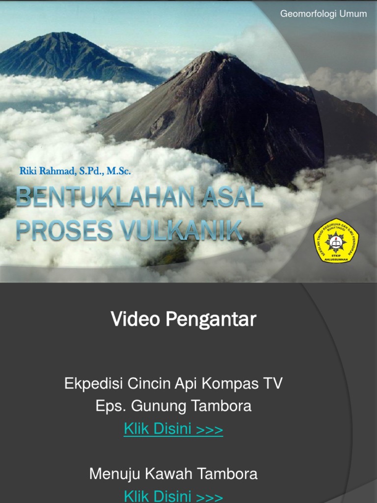 Proses dan Klasifikasi Vulkanisme | PDF