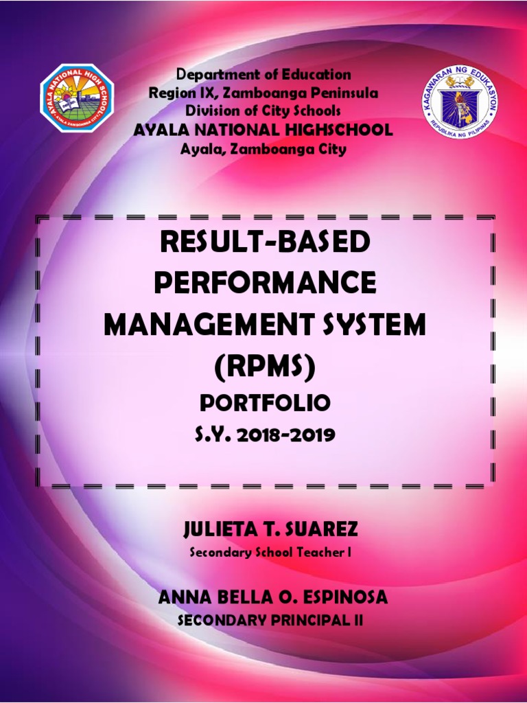 Result-Based Performance Management System (RPMS) : Portfolio | PDF ...
