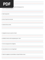 Grade 2 Filipino Worksheet | PDF