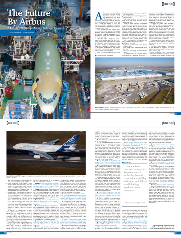 The Future by Airbus: Ascend | PDF | Airbus | Airlines
