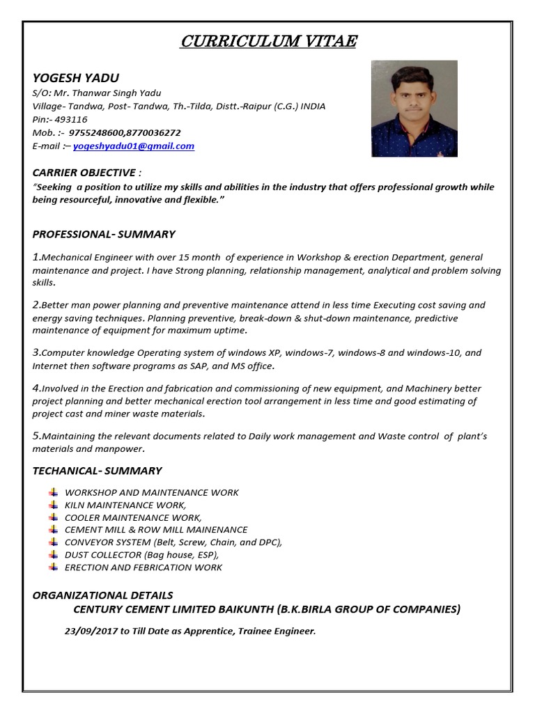 Yogesh Resume PDF | PDF | Engineering | Computing And Information ... Yogesh Resume PDF | PDF | Engineering | Computing And Information ...