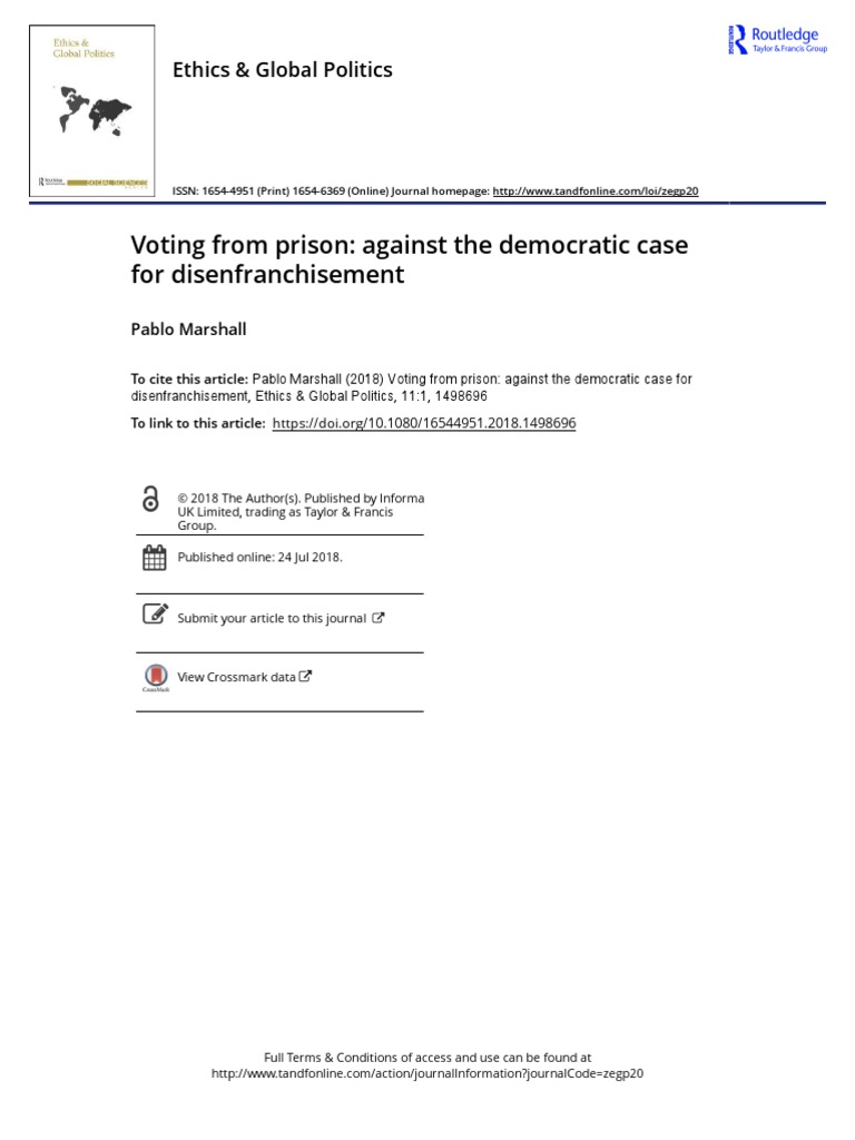 2018 Voting From Prison Against The Demo | PDF | Democracy | Political ...