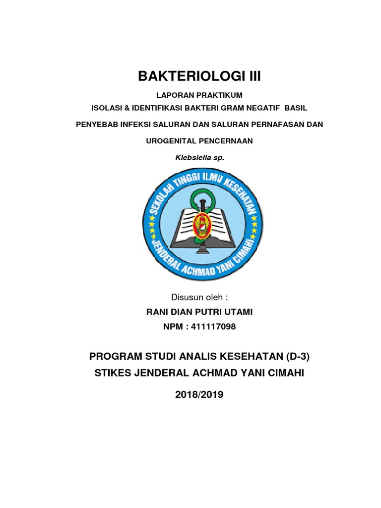 Laporan Praktikum Bakteriologi | PDF